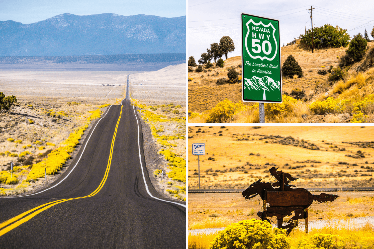 Route 50 : la route la plus solitaire des USA dans le Nevada
