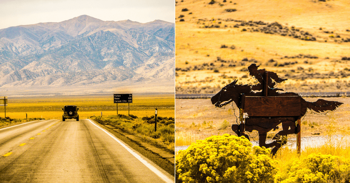 Route 50 : la route la plus solitaire des USA dans le Nevada